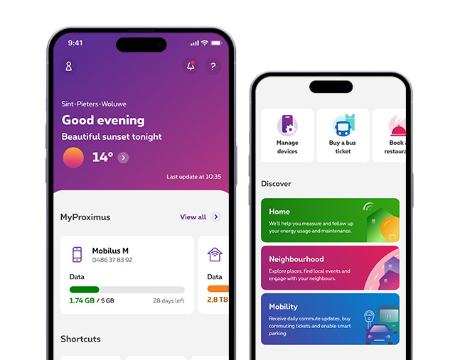 Discover our applications | Proximus