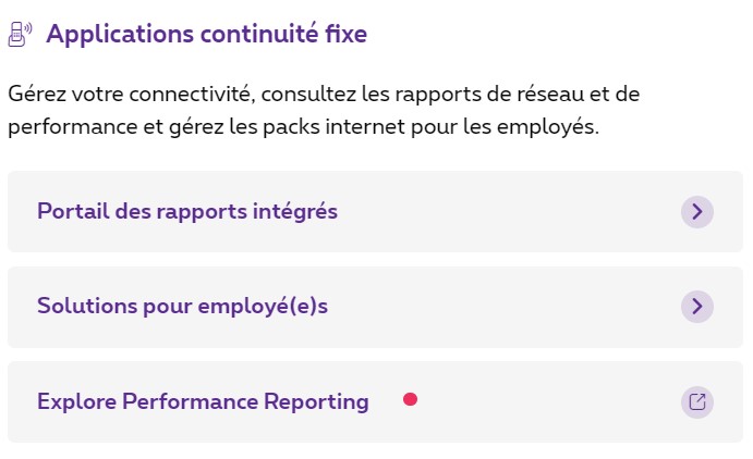 Consulter des rapports sur votre réseau Explore | Proximus