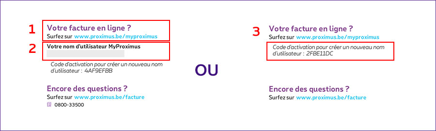 Explanation of your bill | Proximus