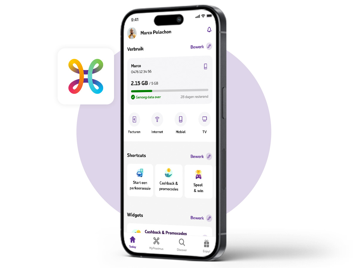 Vereenvoudig je leven met de Proximus+ app | Proximus