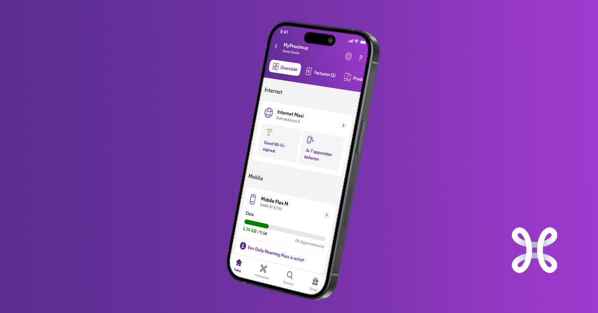 Al je Proximus-diensten in de Proximus+ app | Proximus