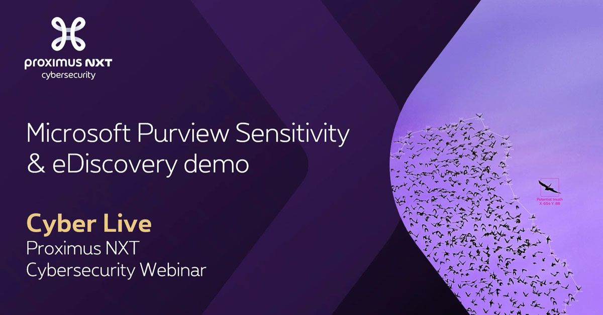 Microsoft Purview Sensitivity and eDiscovery | Proximus